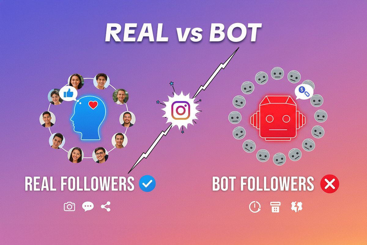 Real vs Bot Instagram Followers: How to Tell the Difference Before You Buy