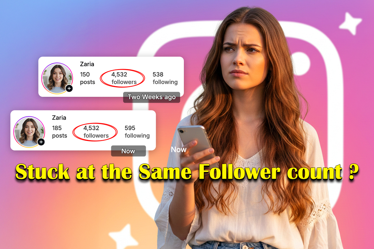 8 Reasons to Stuck at the Same Instagram Follower Count