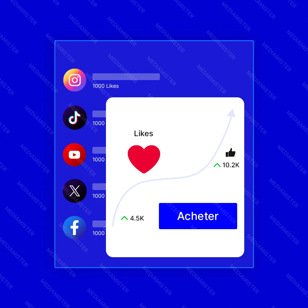 Acheter des likes pour €2 | 100 % sûr | Media Mister